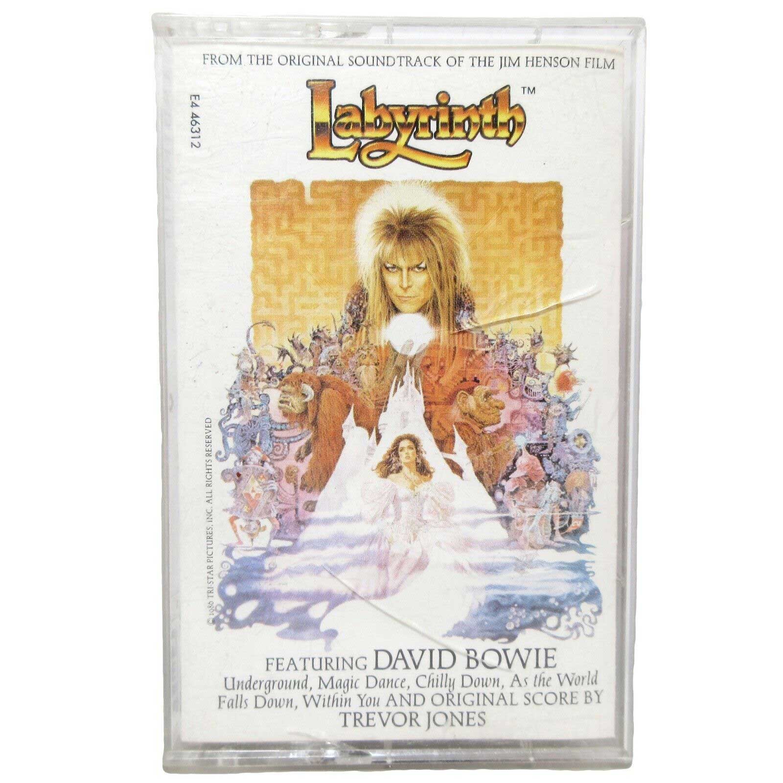 Labyrinth Original Motion Picture Soundtrack 1986 XDR EMI E4 46312 Cassette