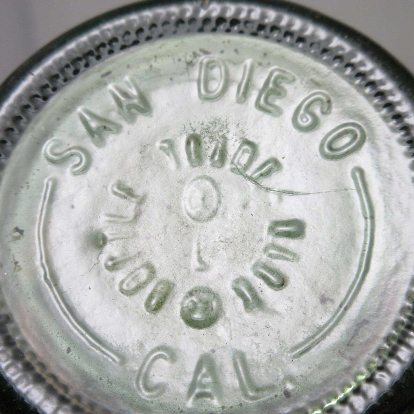 8 Coke Cola Bottles Green Tint Clear Trade Mark 6.5oz Cities Portland ...