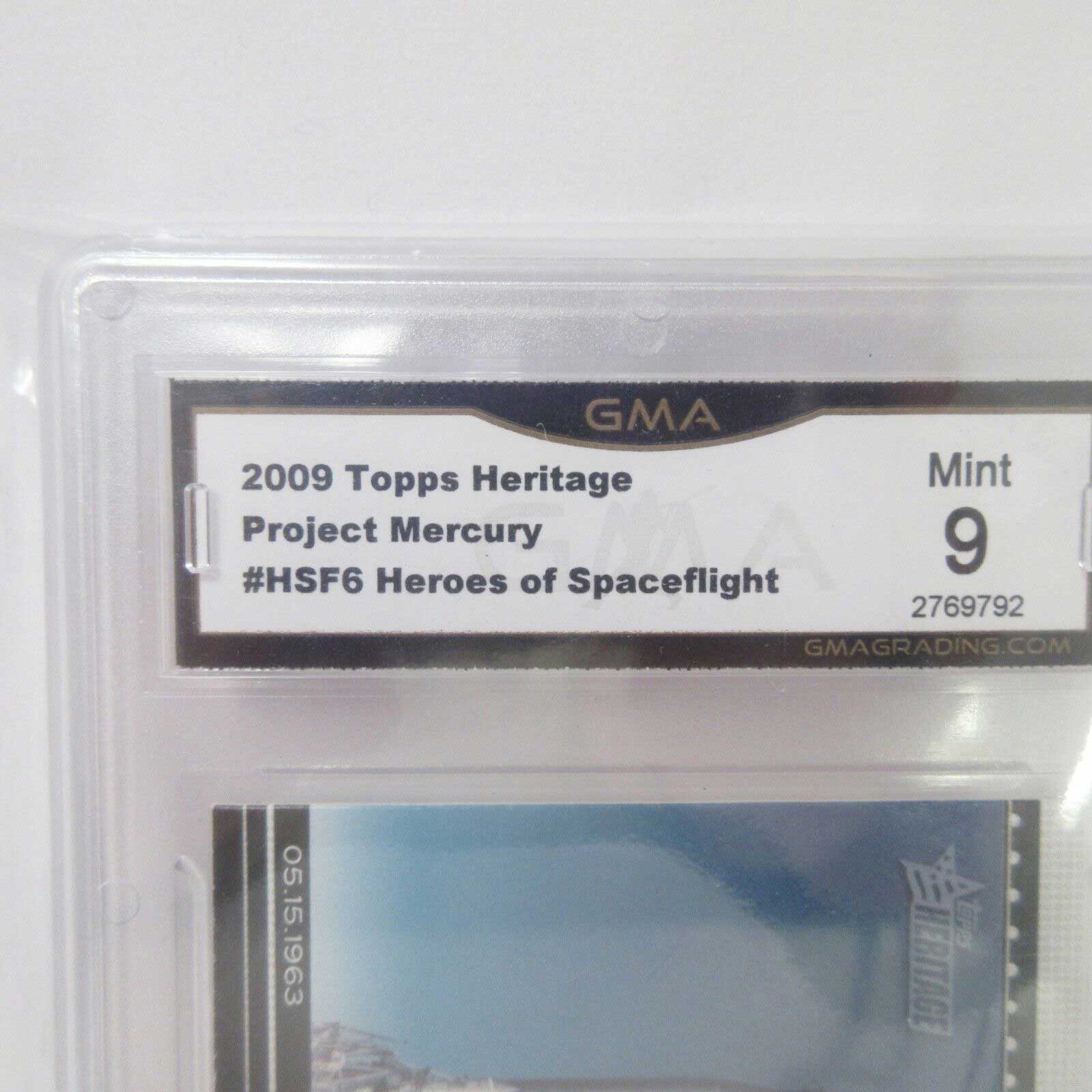 2009 Topps Heritage Heroes of Spaceflight Project Mercury Card HSF-6 ...