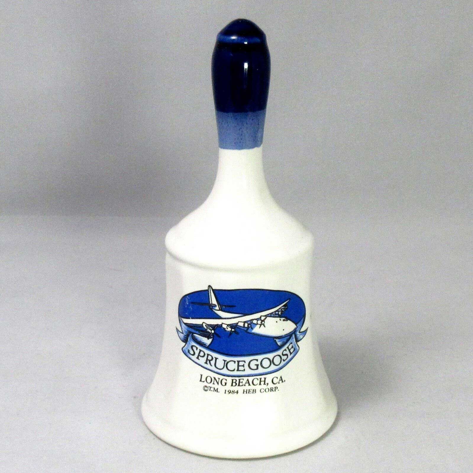 Spruce Goose Porcelain Bell Long Beach CA 1984 HEB CORP | Sellers Outpost