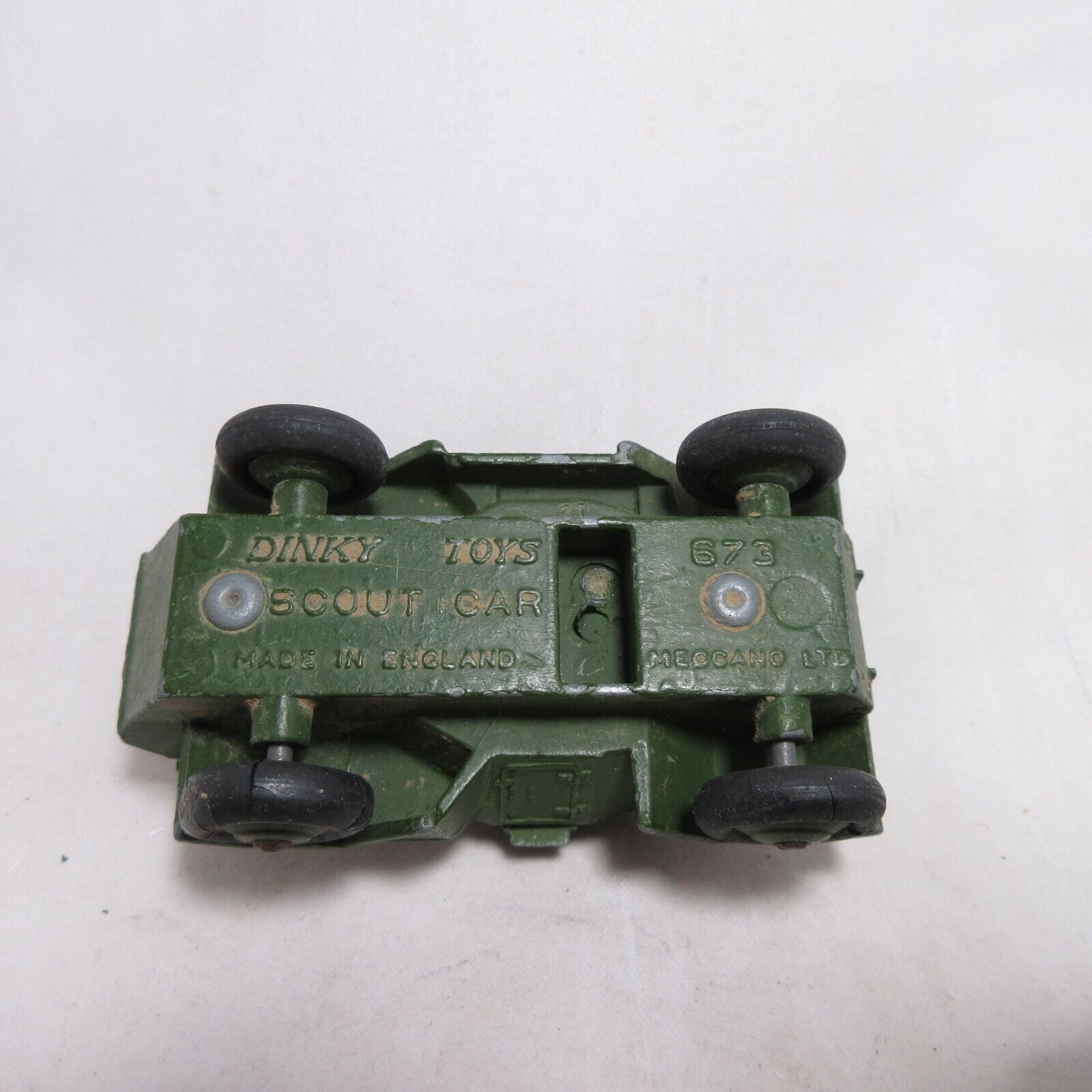 2 Meccano Military Scout Cars No. 673 Dinky Toys